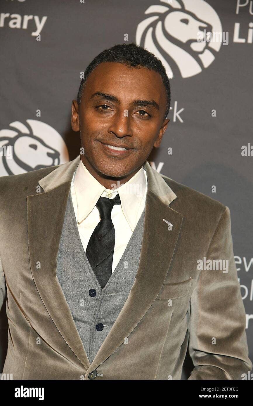 Marcus Samuelsson attend the New York Public Library 2018 Library Lions ...