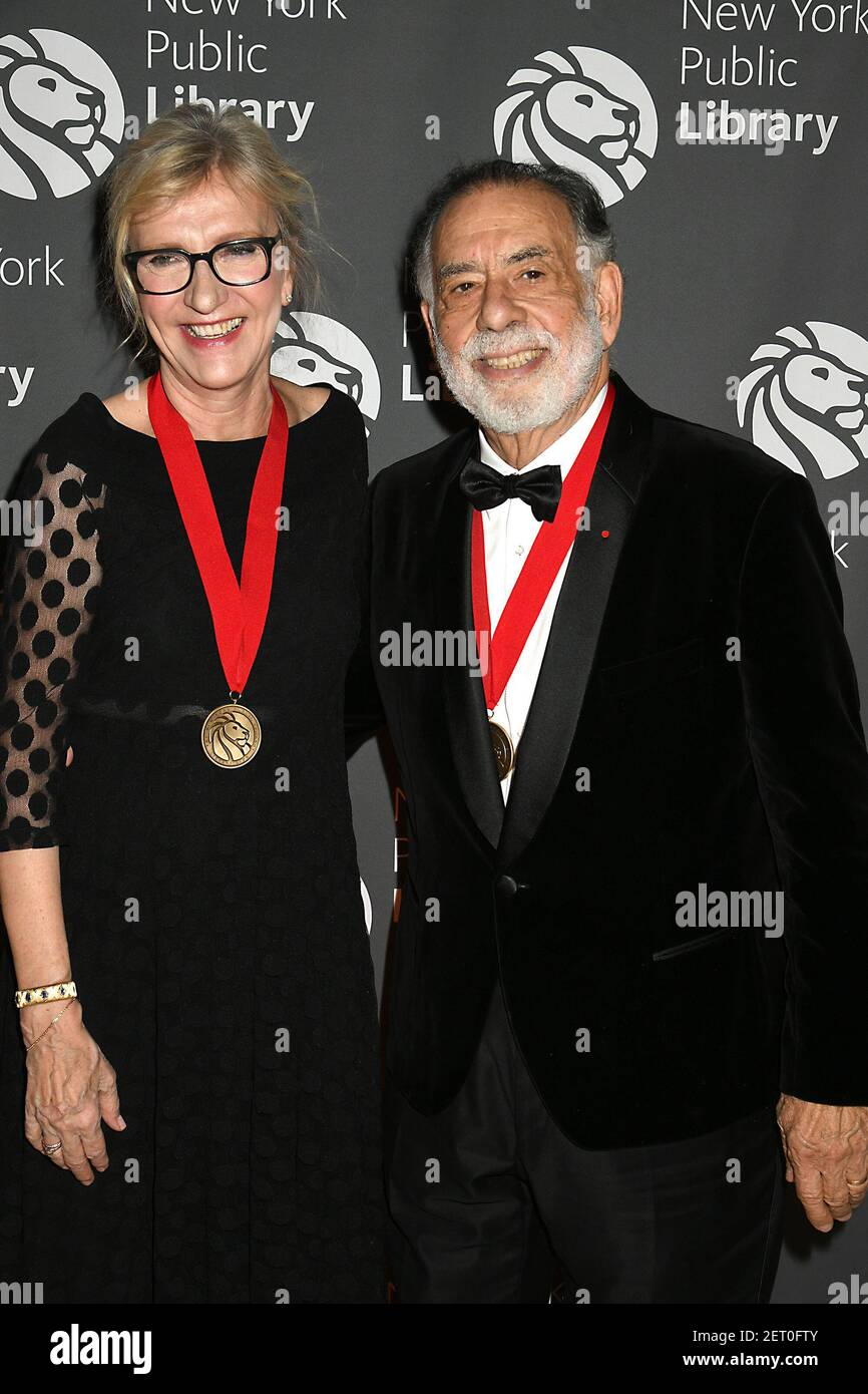 The Honorees Elizabeth Strout and Francis Ford Coppola attend the New ...
