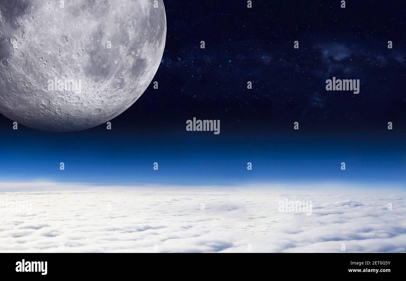 Actual View Of Earth From Moon