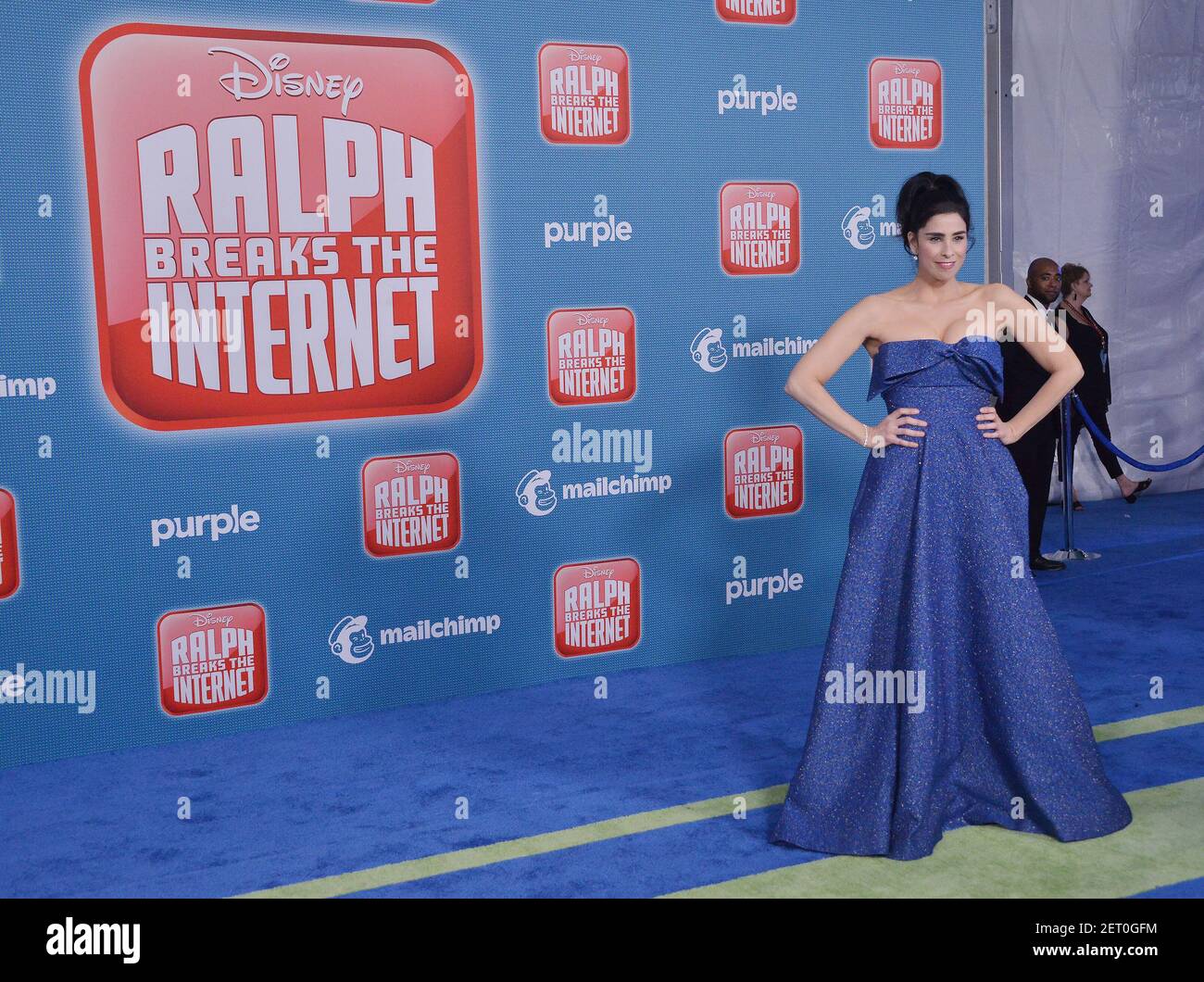 Sarah Silverman arrives at the Walt Disney Animation Studios' "Ralph ...