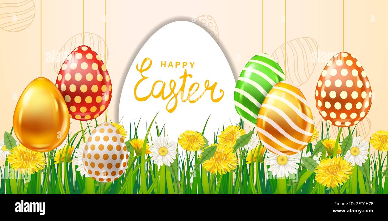 Easter Egg Banner Printable