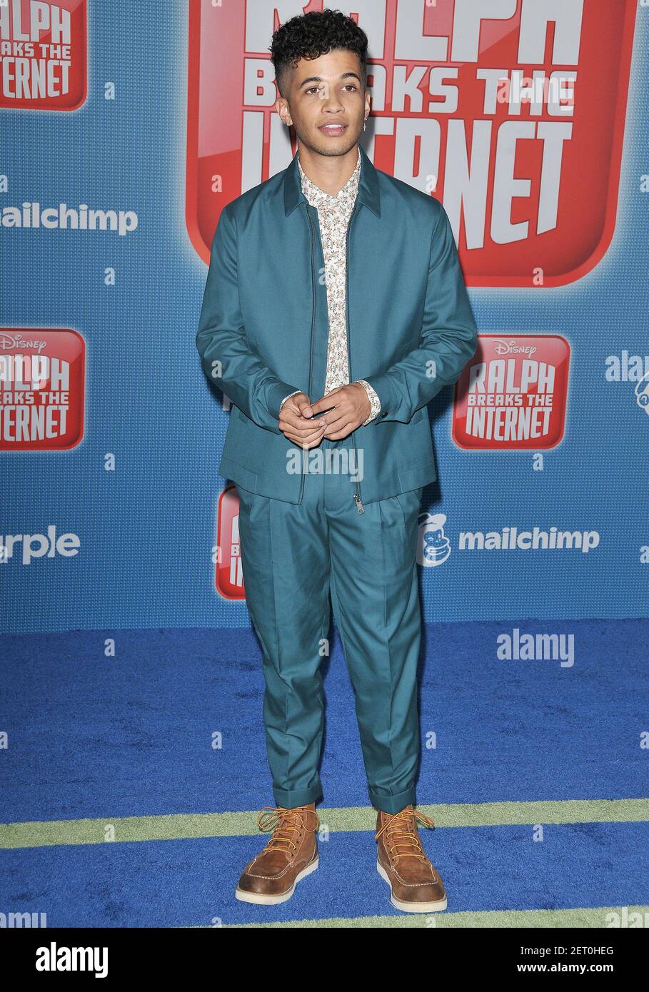 Jordan Fisher arrives at the Walt Disney Animation Studios' "Ralph ...