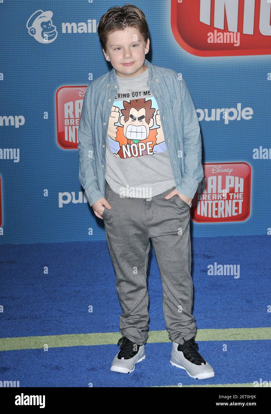 Maxwell Simkins arrives at the Walt Disney Animation Studios' "Ralph ...