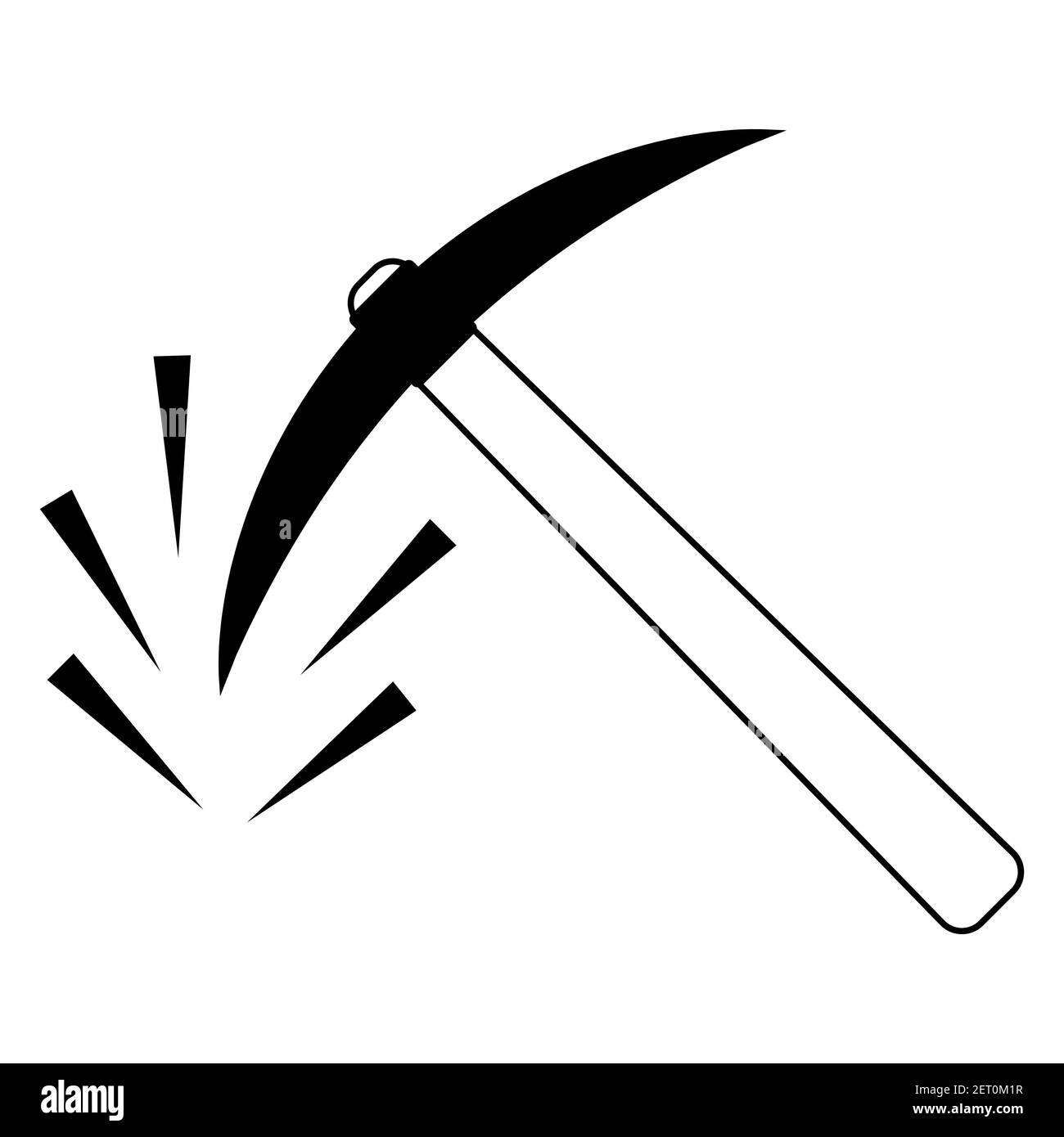 Pickaxe Stock Vector Images - Alamy