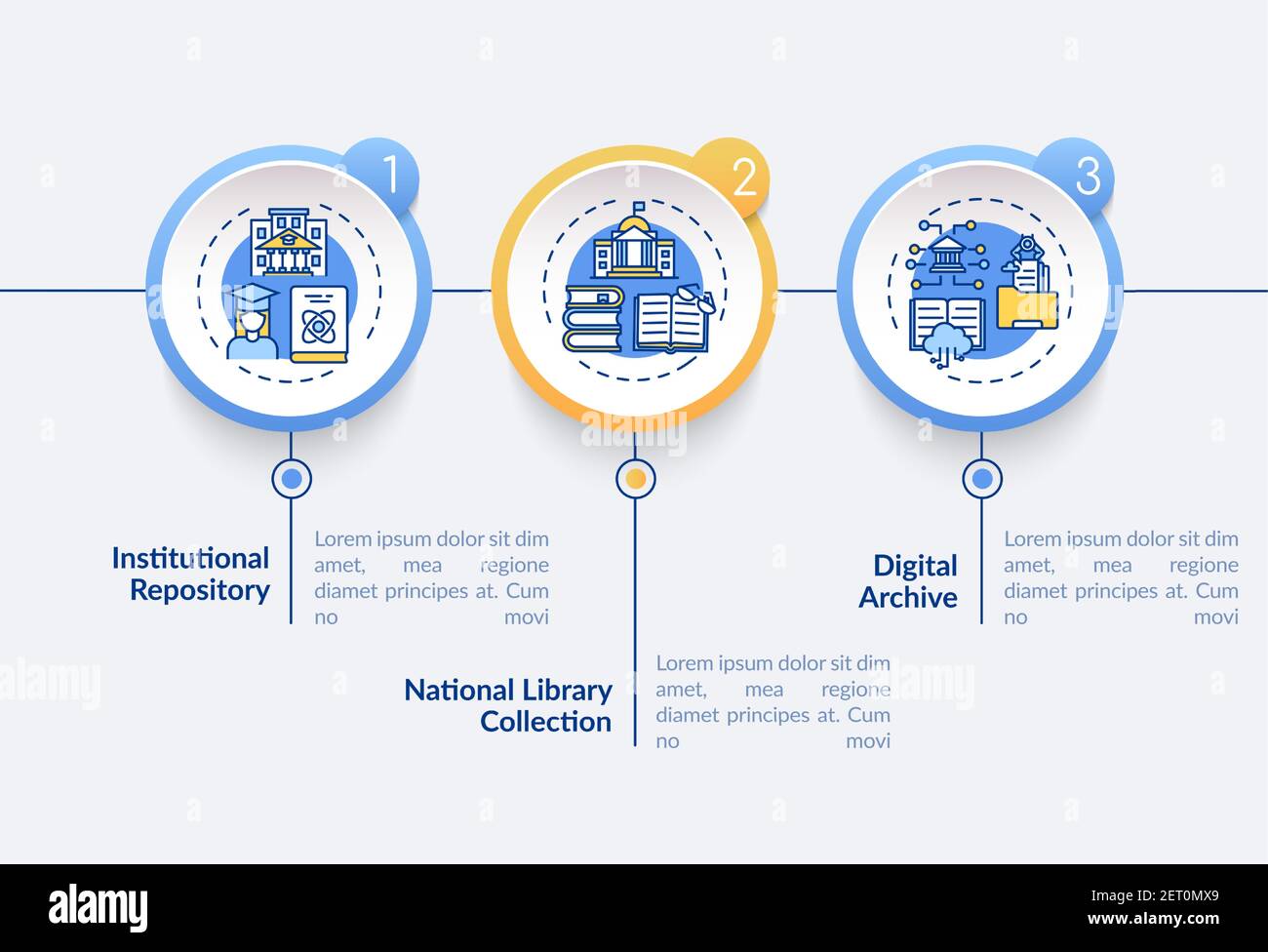 Online library vector infographic template Stock Vector Image & Art - Alamy