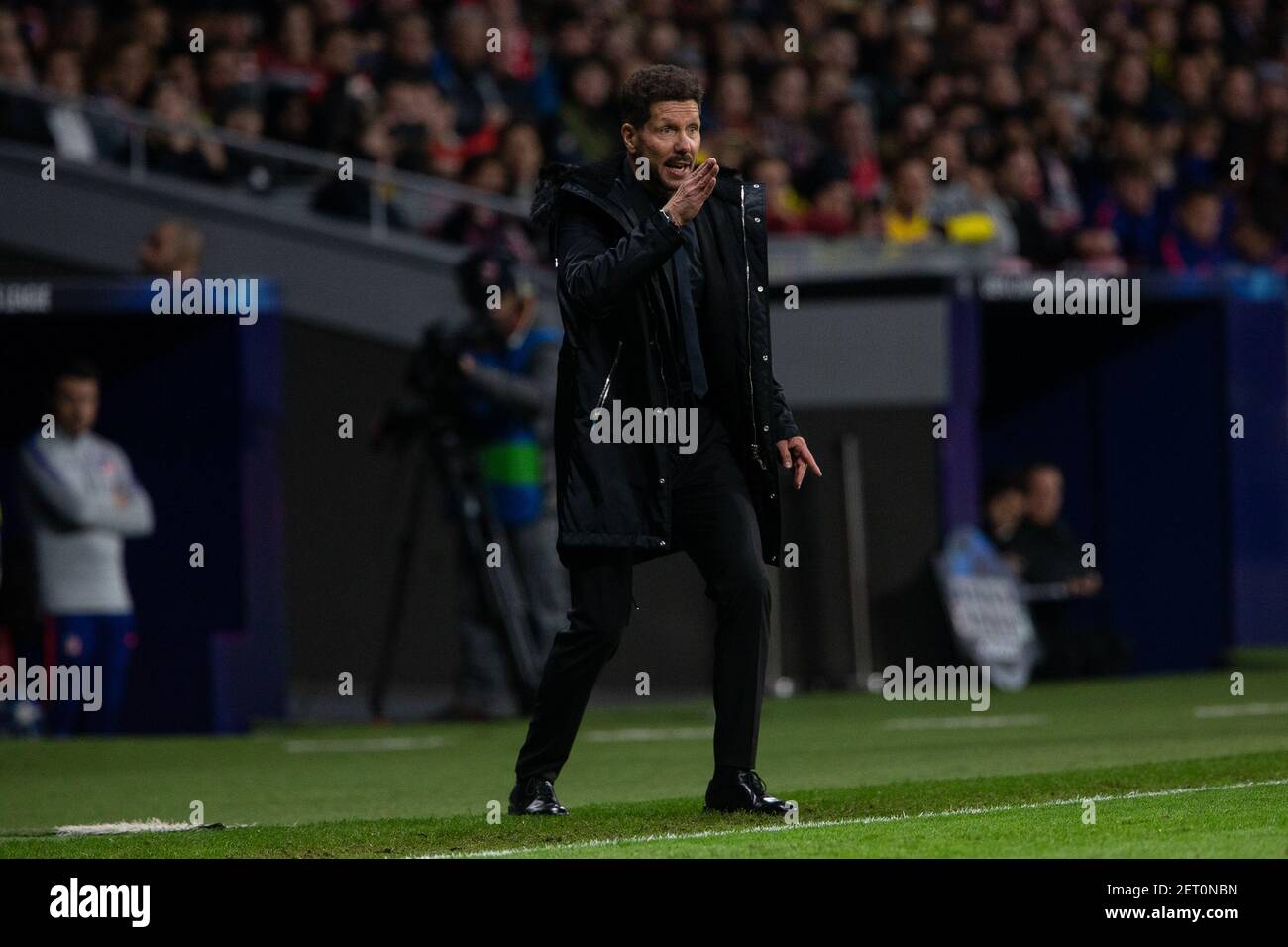 Diego Pablo Cholo Simeone of Atletico de Madrid during the match ...