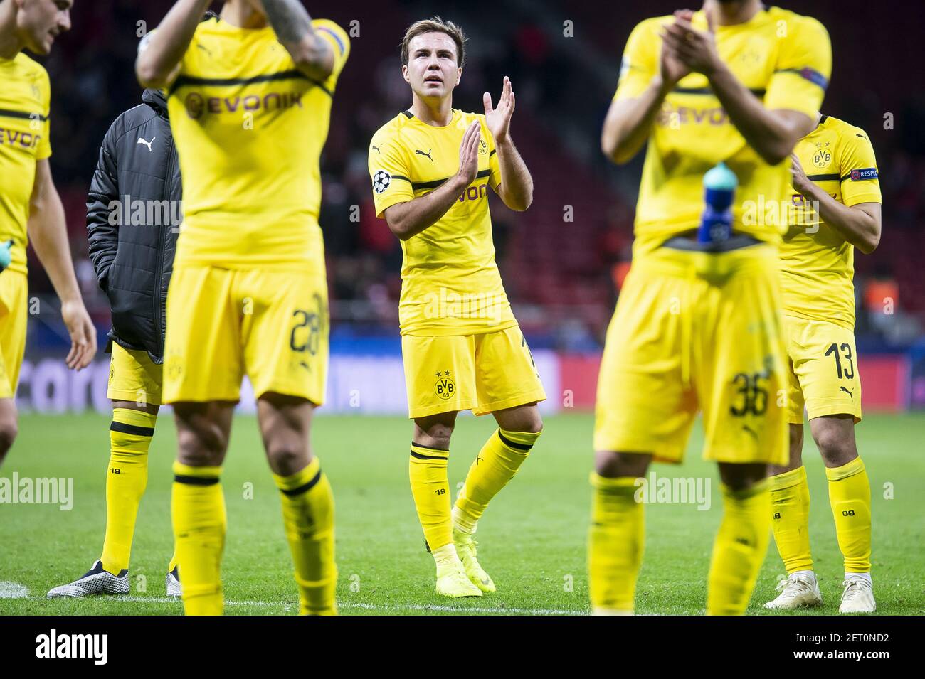 Borussia Dortmund Mario Gotze during group stage of UEFA Champions ...