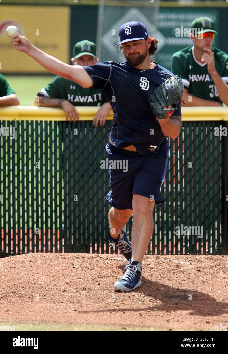 November 4, 2018 - San Diego Padres Kirby Yates during a warm up ...