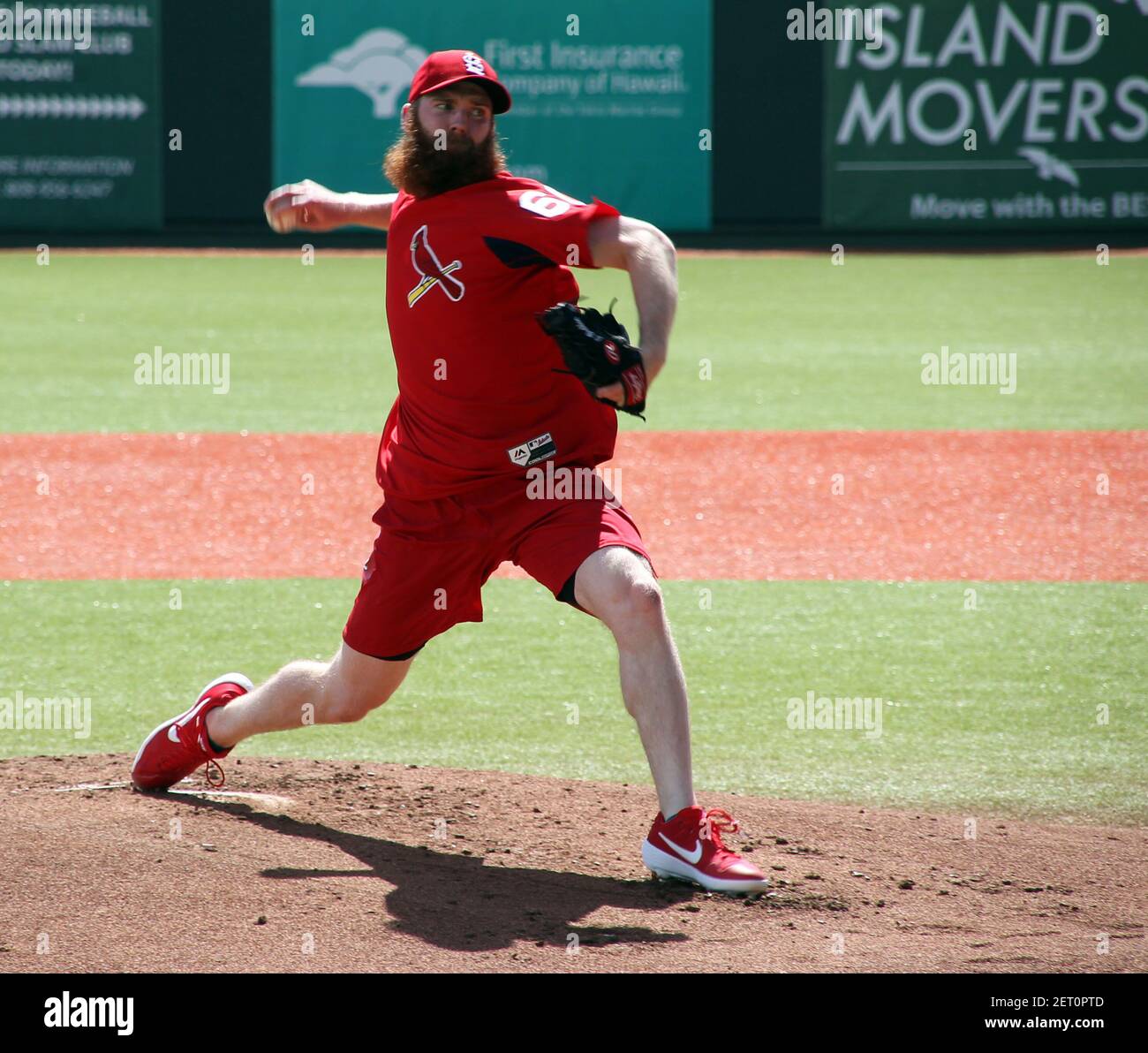 November 4, 2018 - St. Louis Cardinals John Brebbia during a warm up ...