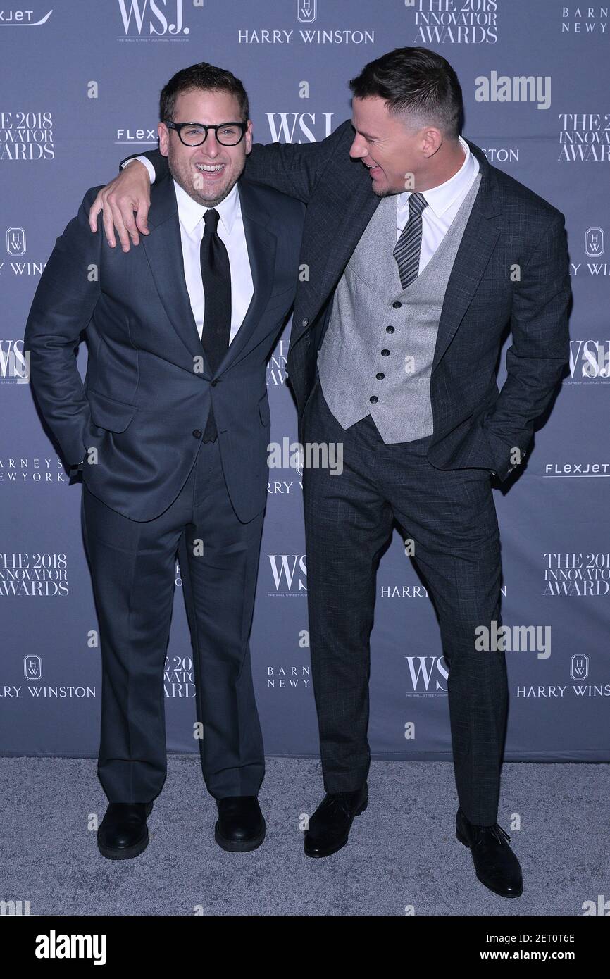 (L-R) Jonah HIll and Channing Tatum attend the WSJ. Magazine 2018 ...