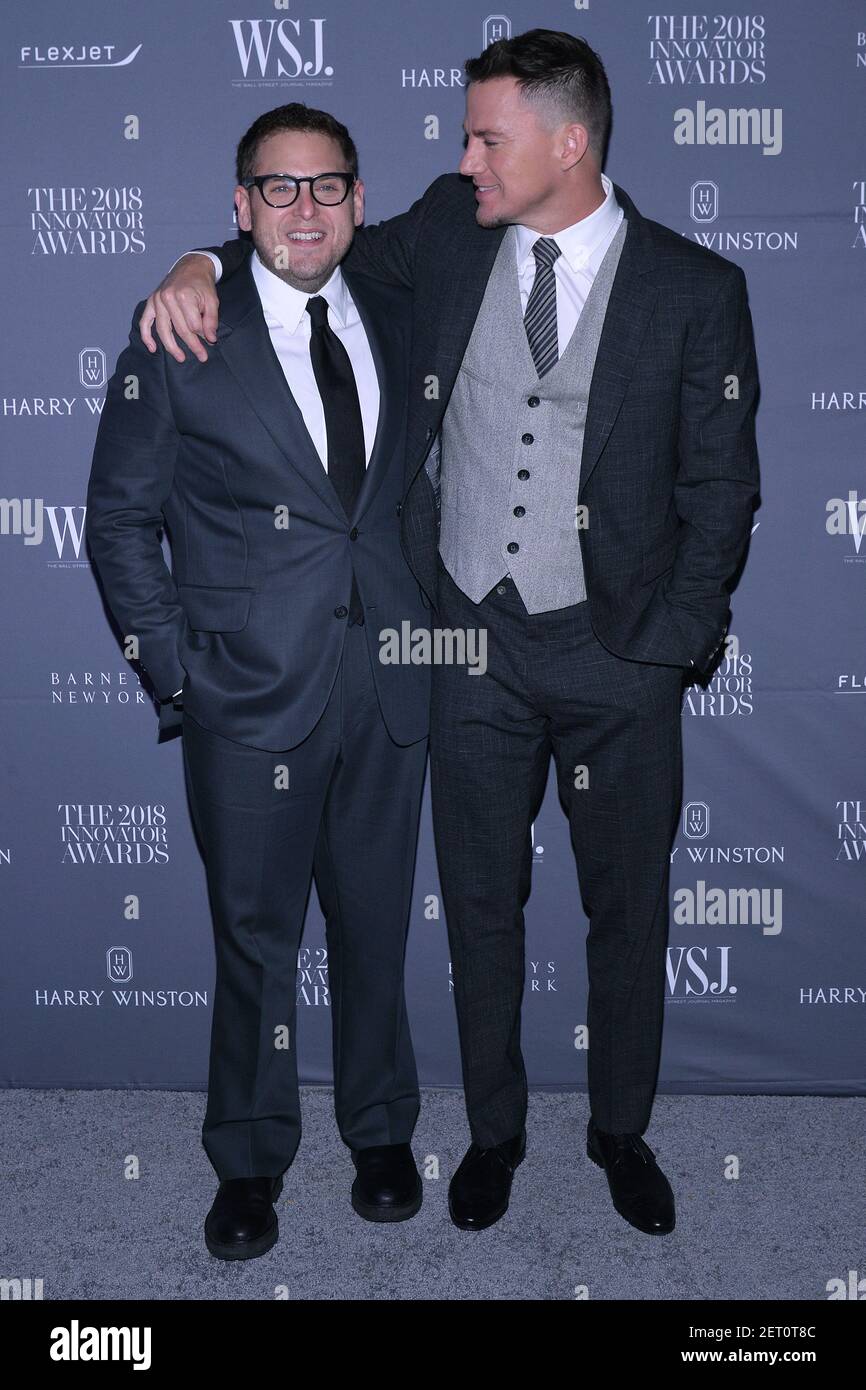 (L-R) Jonah HIll and Channing Tatum attend the WSJ. Magazine 2018 ...