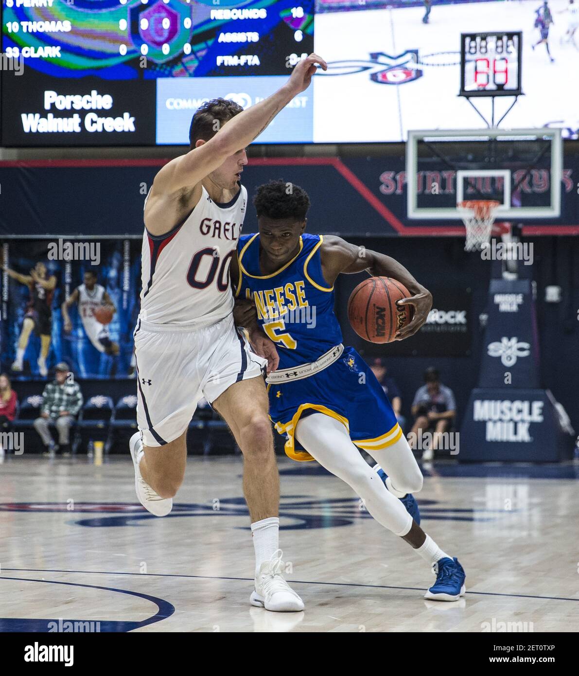 Nov 07, 2018 Moraga, CA U.S.A. McNeese State guard Kevin Hunt (5 ...