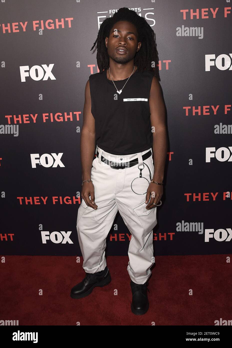 HOLLYWOOD, CA - NOVEMBER 7: Justice Baiden at the Los Angeles premiere ...