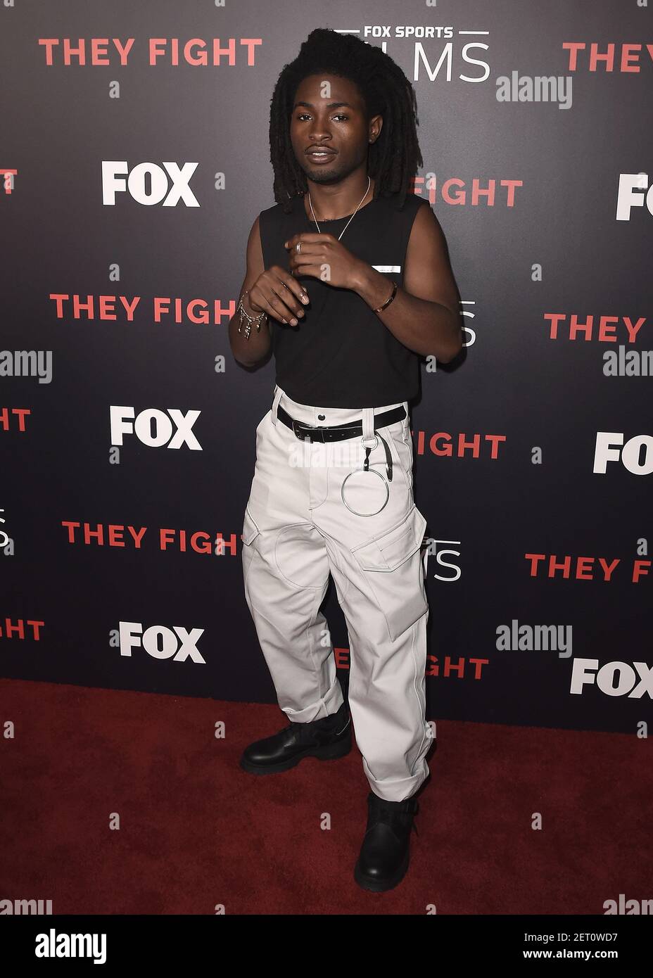 HOLLYWOOD, CA - NOVEMBER 7: Justice Baiden at the Los Angeles premiere ...