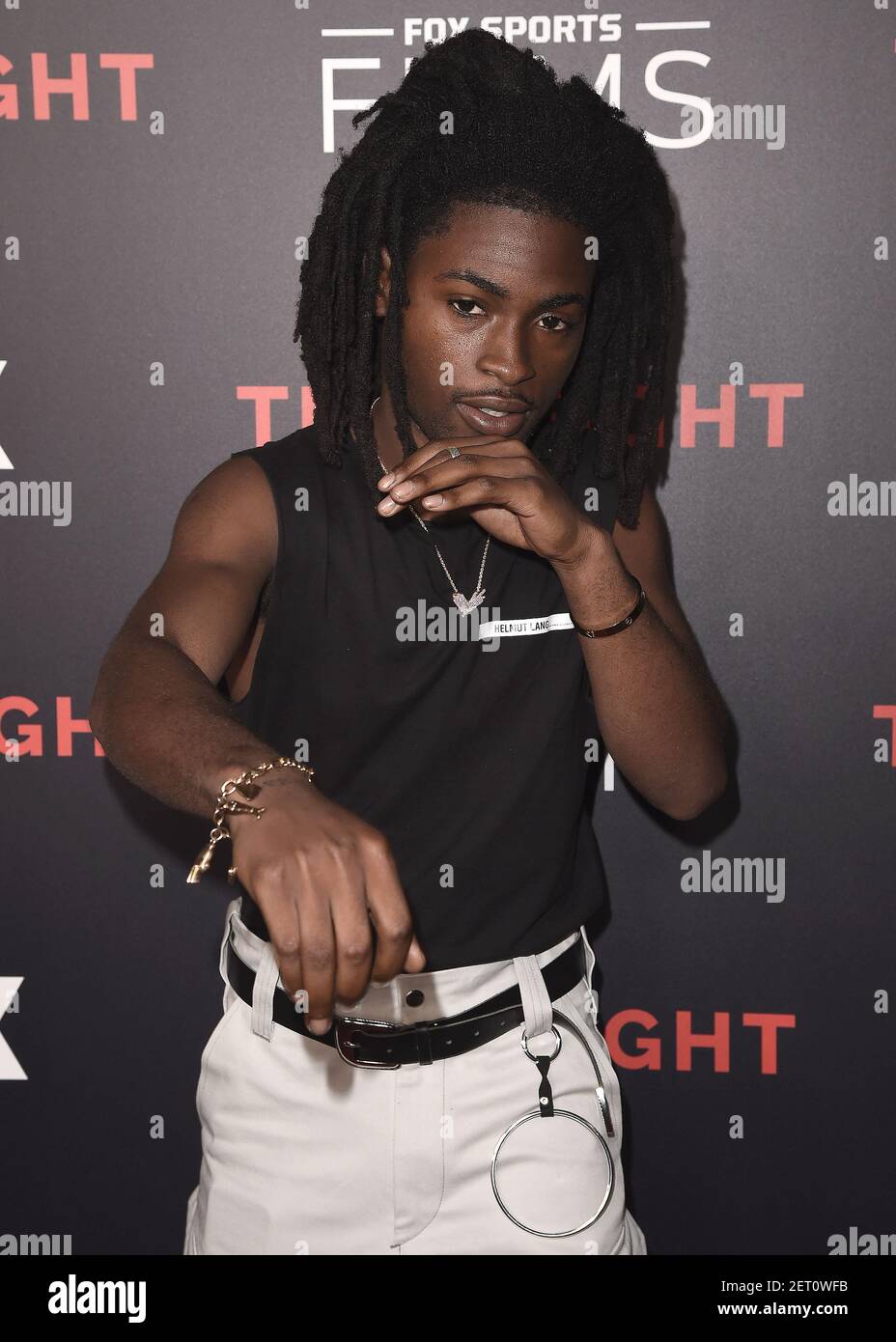 HOLLYWOOD, CA - NOVEMBER 7: Justice Baiden at the Los Angeles premiere ...