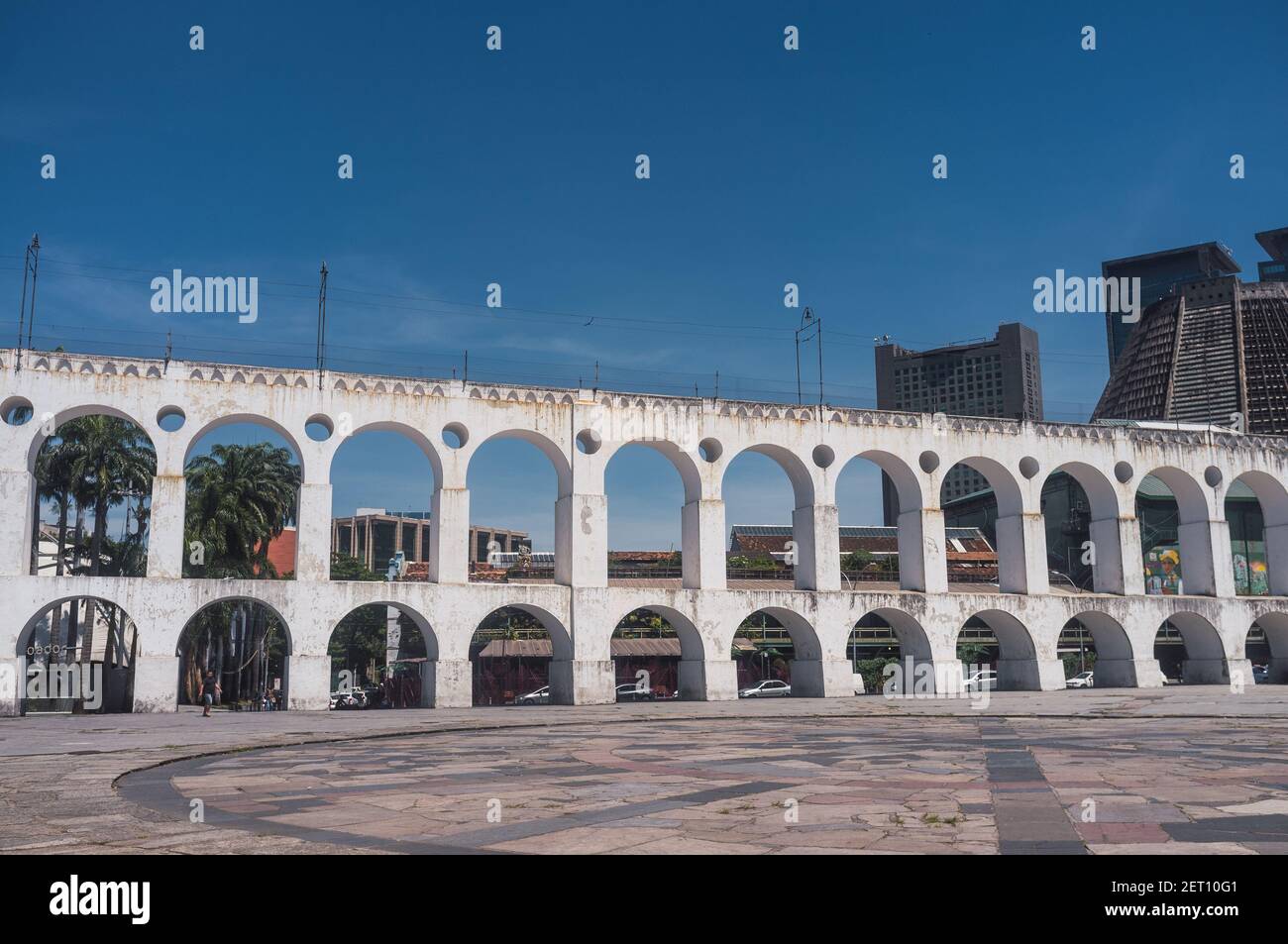 The Carioca Aqueduct, also known as Arcos da Lapa in the historic ...