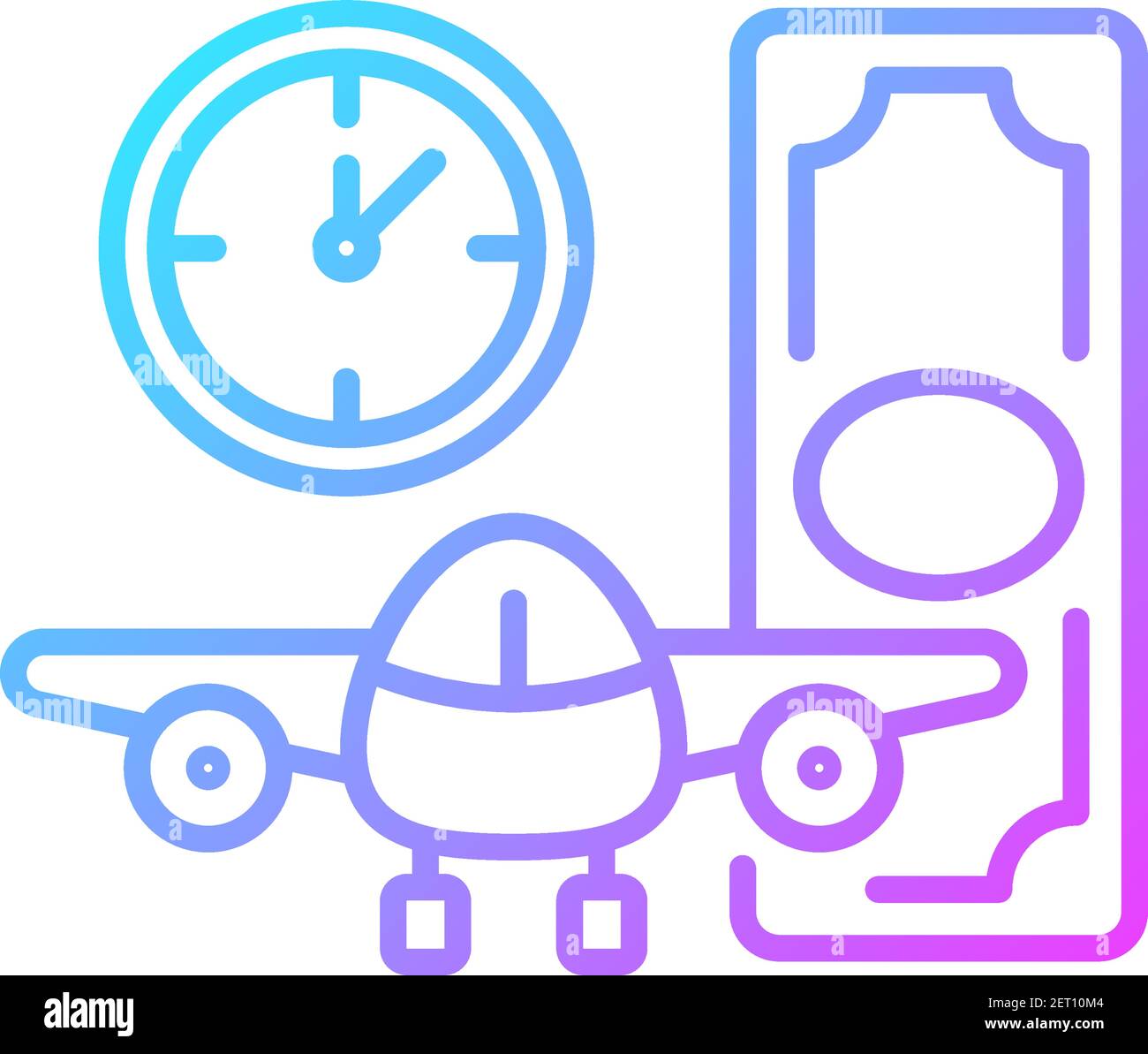 Contour modern jet aircraft Cut Out Stock Images & Pictures - Alamy
