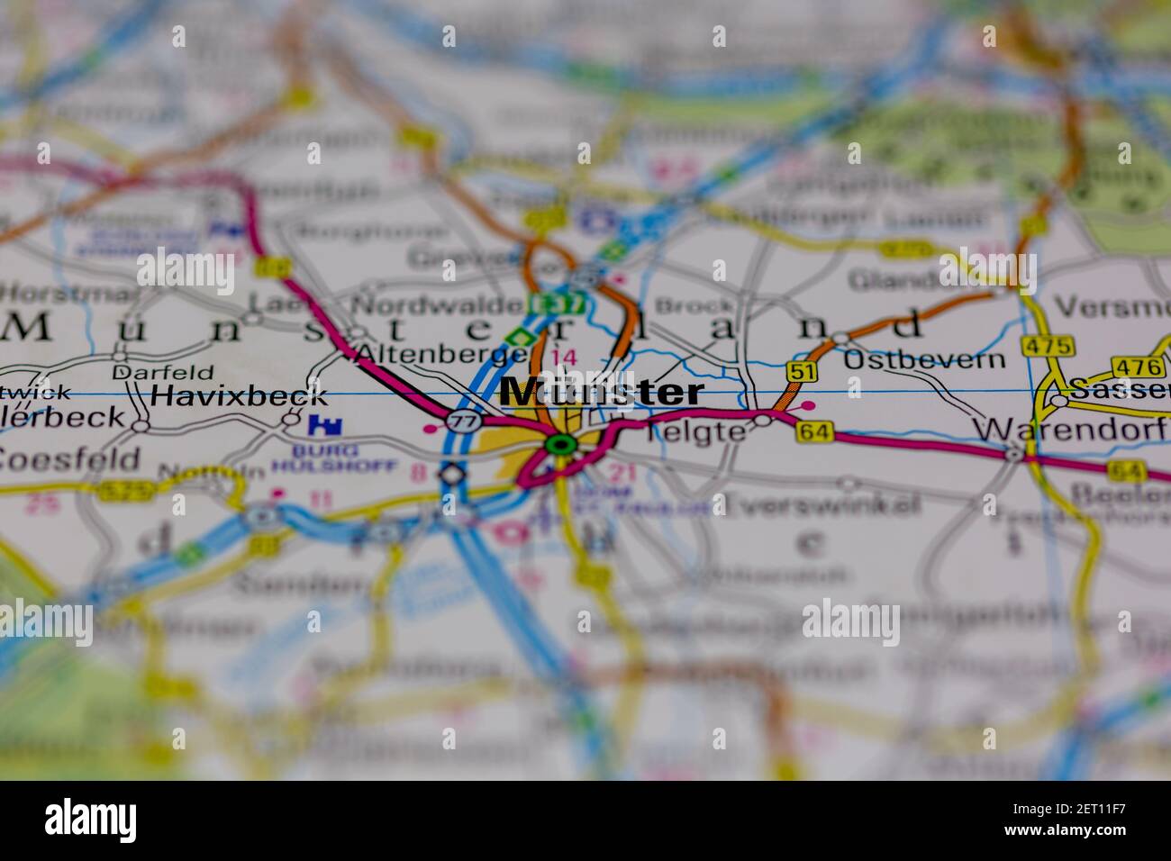 Munster on a map hi-res stock photography and images - Alamy