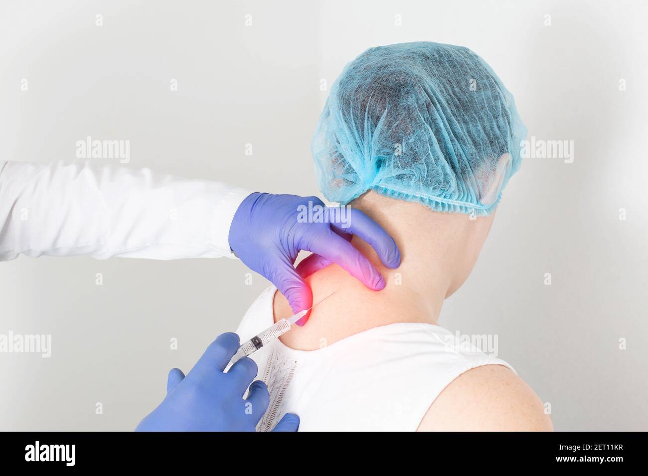 Trigger point injection cervical hi-res stock photography and images ...