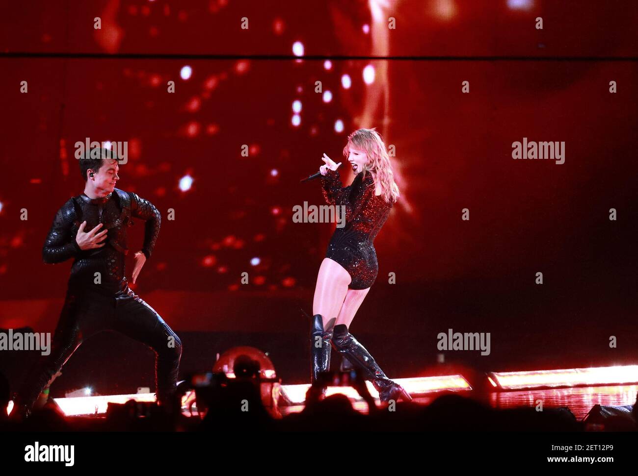 AUCKLAND, NEW ZEALAND - Taylor Swift performs at Mt Smart Stadium on ...