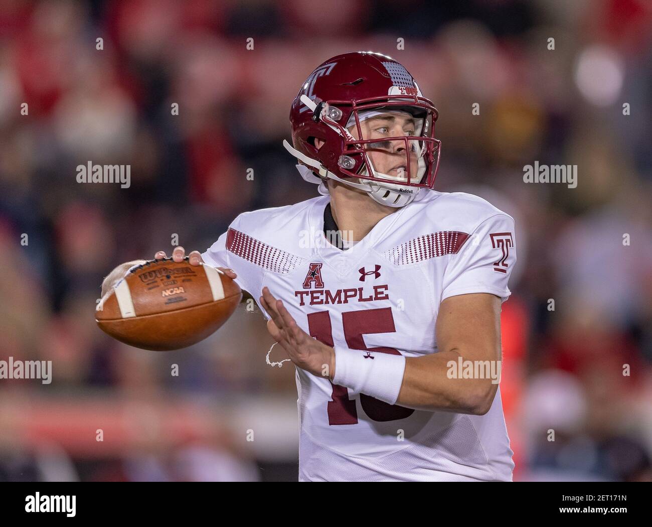 Temple Owls quarterback Anthony Russo (15) during the game between ...