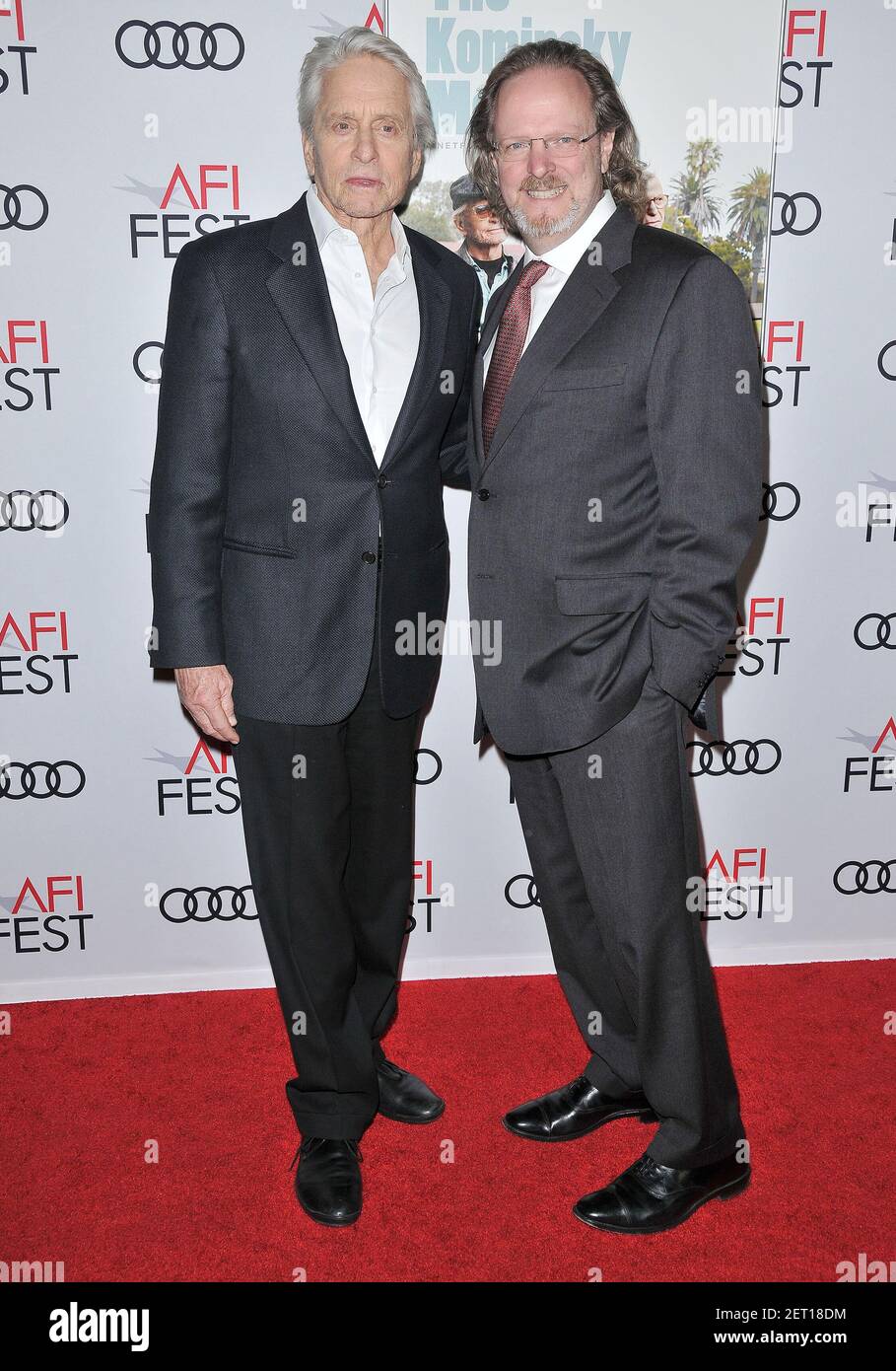 (L-R) Michael Douglas and AFI President & CEO Bob Gazzale at the AFI ...