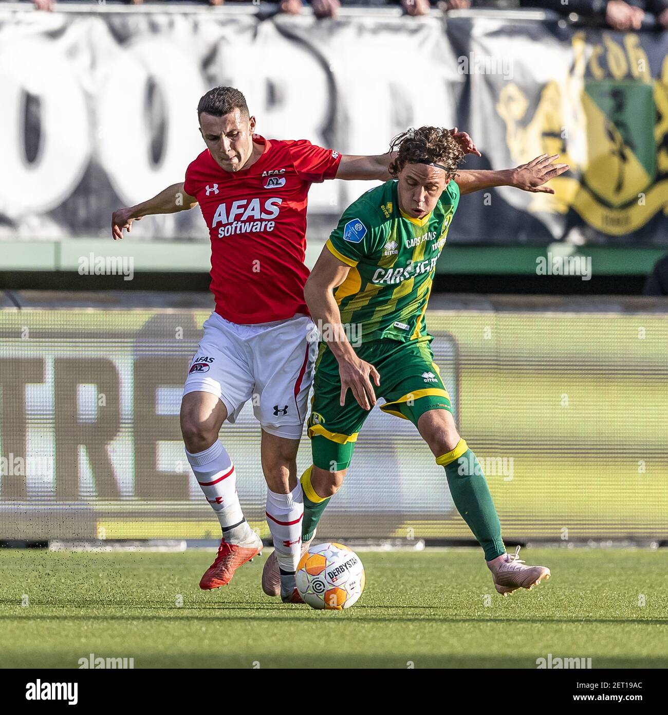 DEN HAAG, Netherlands, 11-11-2018, football, Cars Jeans stadium, Dutch ...