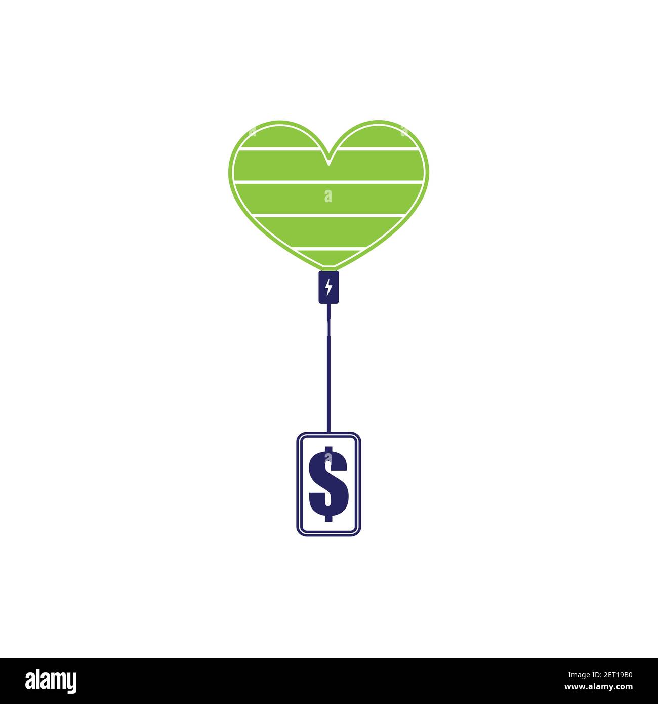 Love for money Stock Vector Images - Alamy