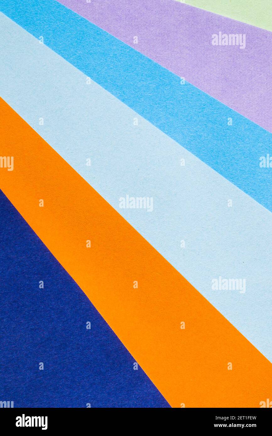 The colorful paper background, paper board and geometric figures ...