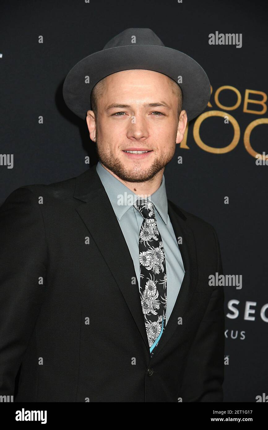 Taron Egerton attends the New York Special Screening of "Robin Hood" on ...