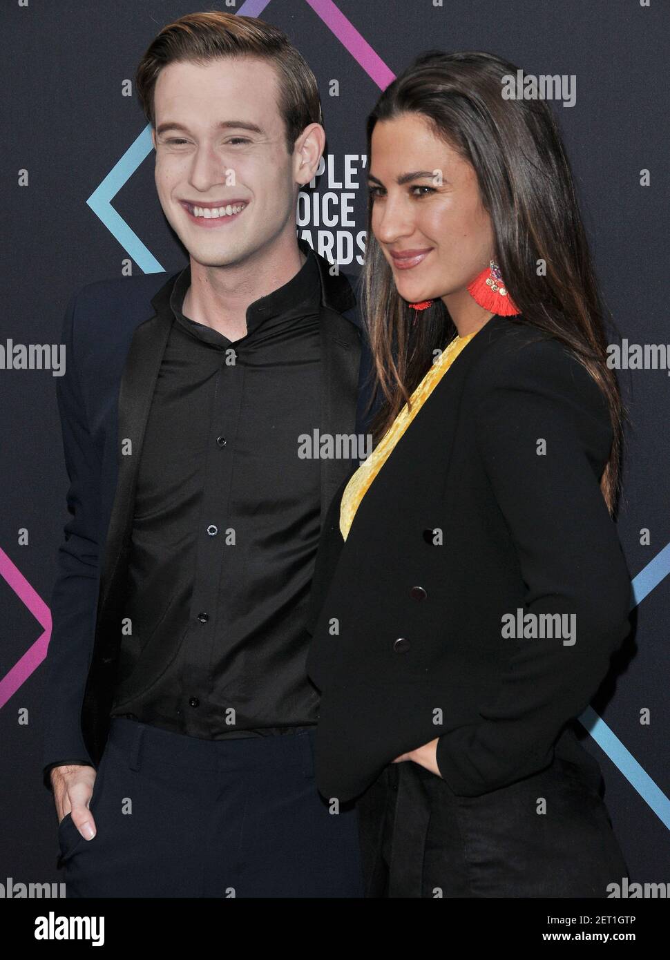 (L-R) Tyler Henry and Charlie Travers arrives at the 2018 E! People's ...