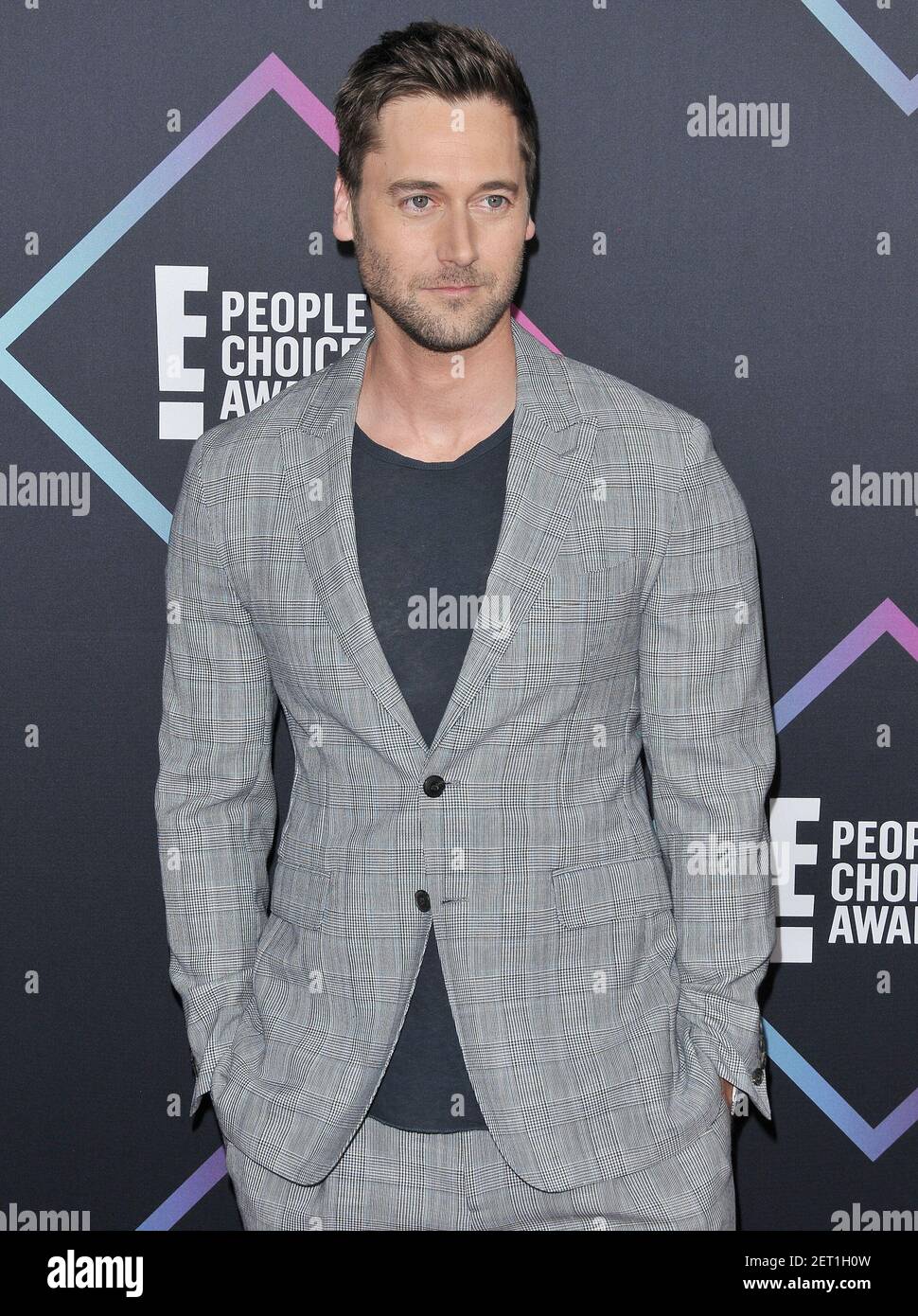 Ryan Eggold arrives at the 2018 E! People's Choice Awards held at the ...