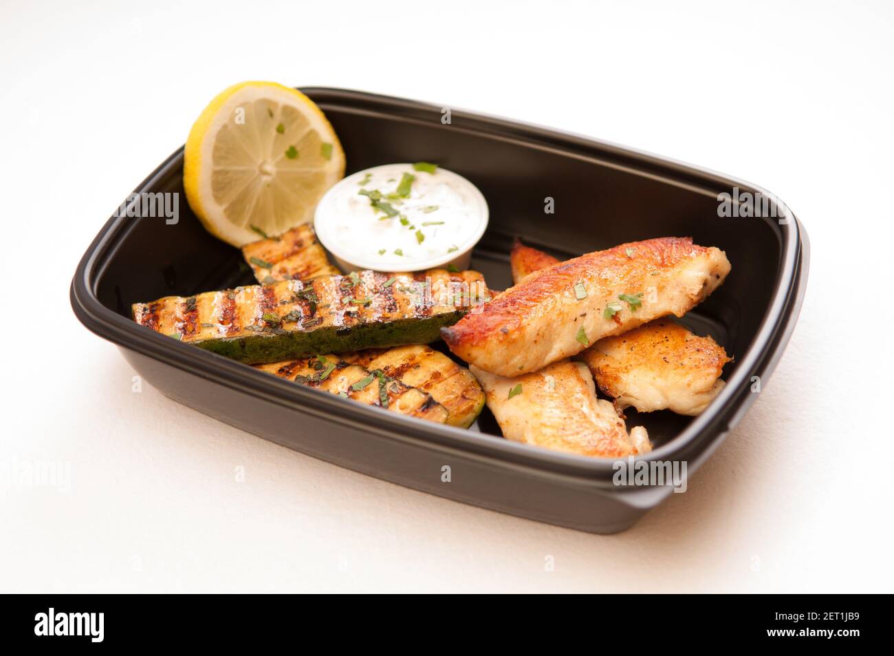 take away grilled chicken strips and grilled zucchini, a ketogenic diet ...