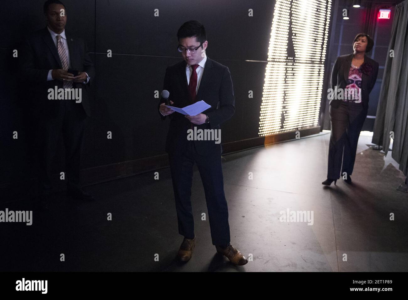UNITED STATES - NOVEMBER 13: Tim Hwang, CEO of FiscalNote, and D.C ...