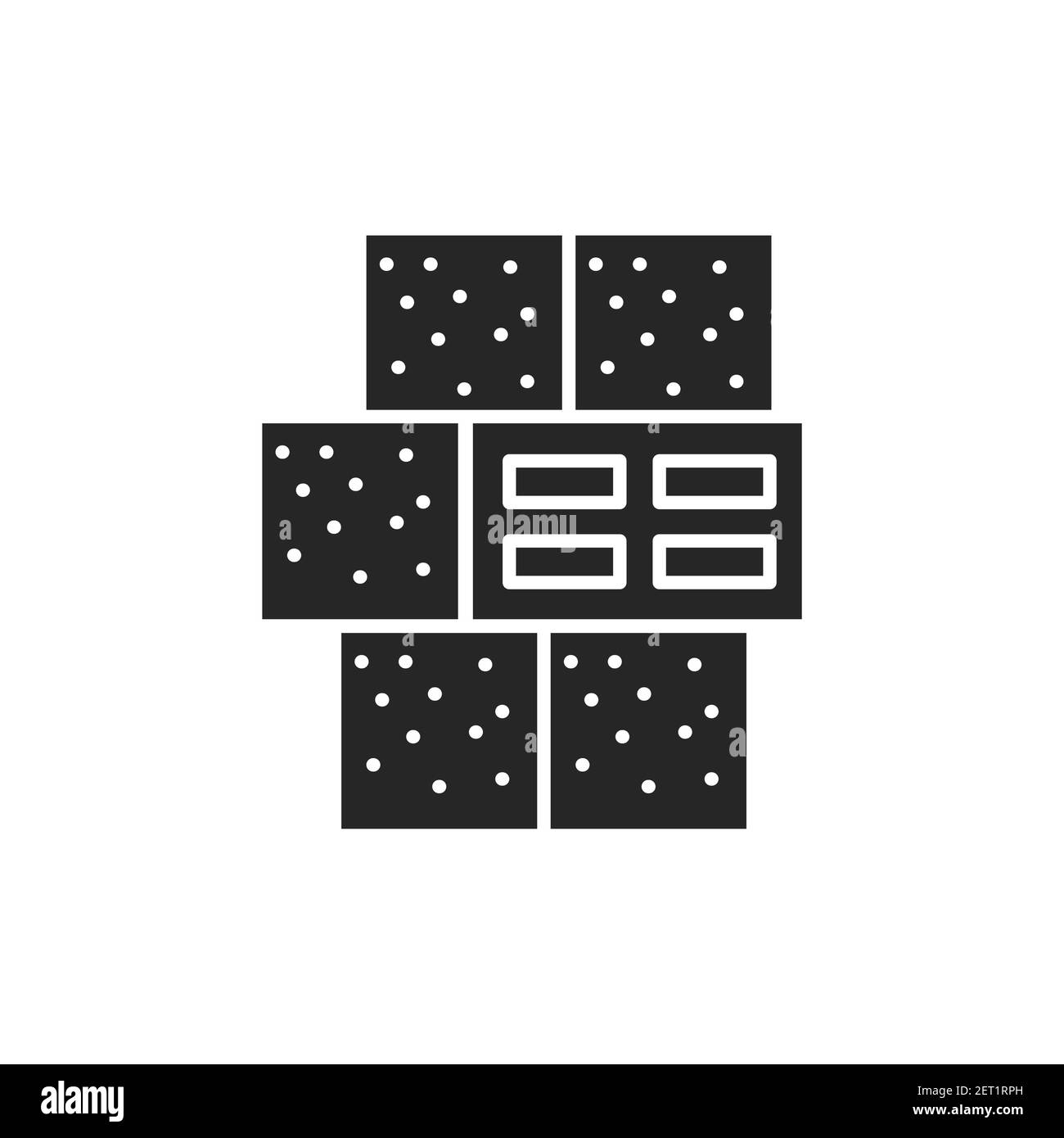 Foamed gypsum color line icon. Pictogram for web page, mobile app ...