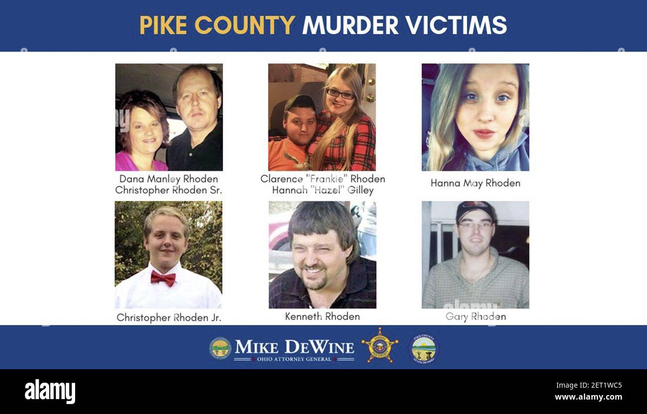 The Rhoden family of eight was killed April 22,2016 by gunfire at point ...