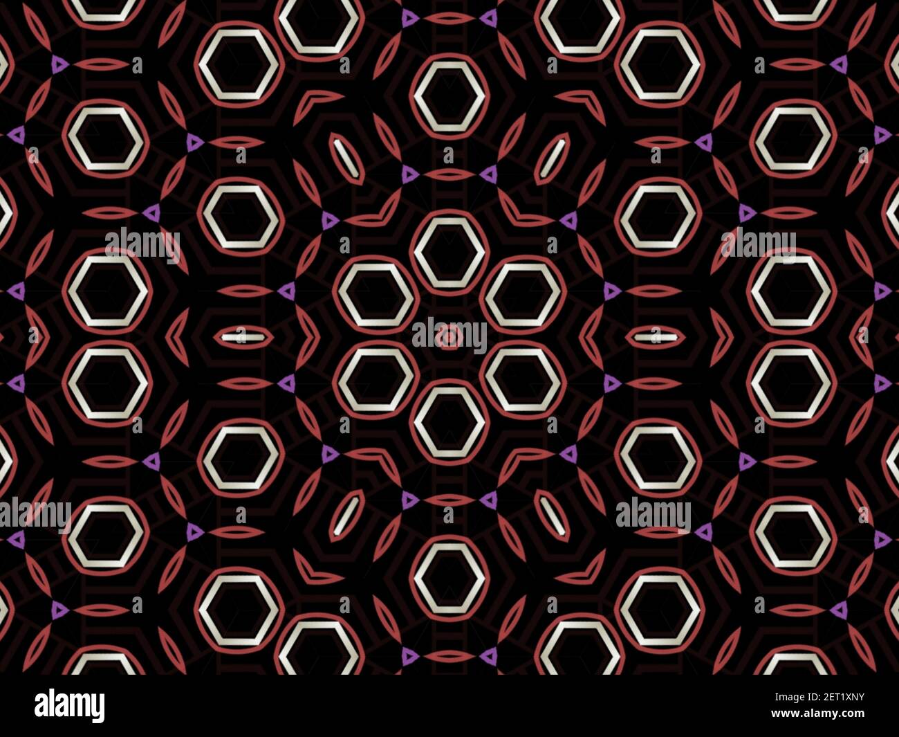 Pattern design made with the help of graphics editing and formatting ...