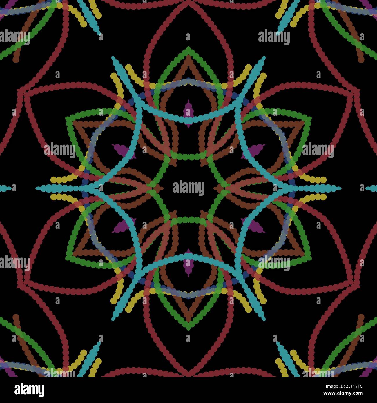 Pattern design made with the help of graphics editing and formatting ...