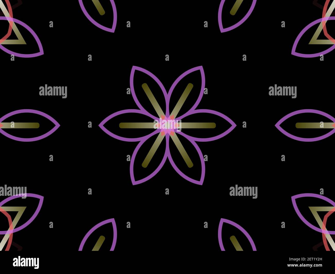 Pattern design made with the help of graphics editing and formatting ...