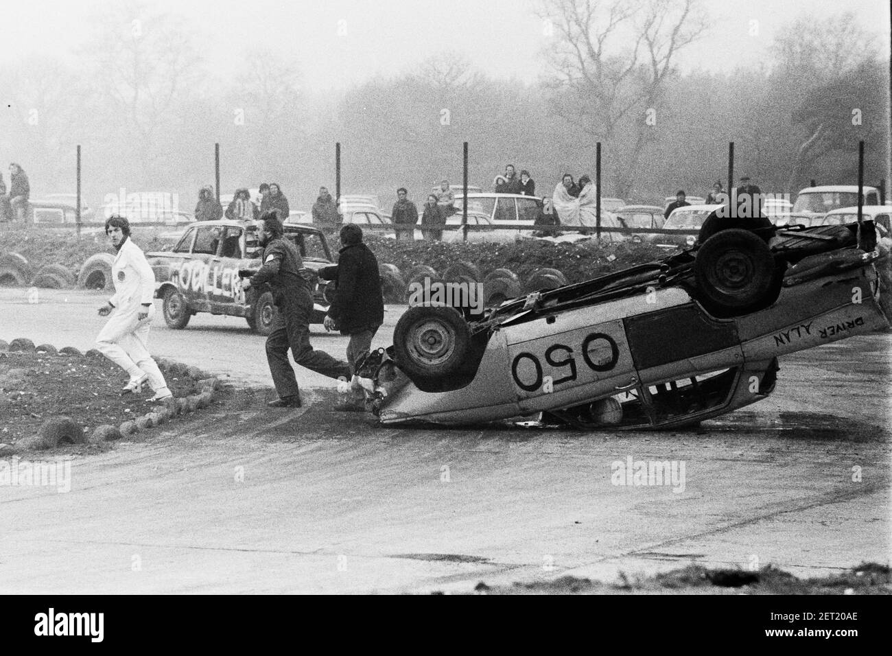 Seventies racing car Black and White Stock Photos & Images - Alamy