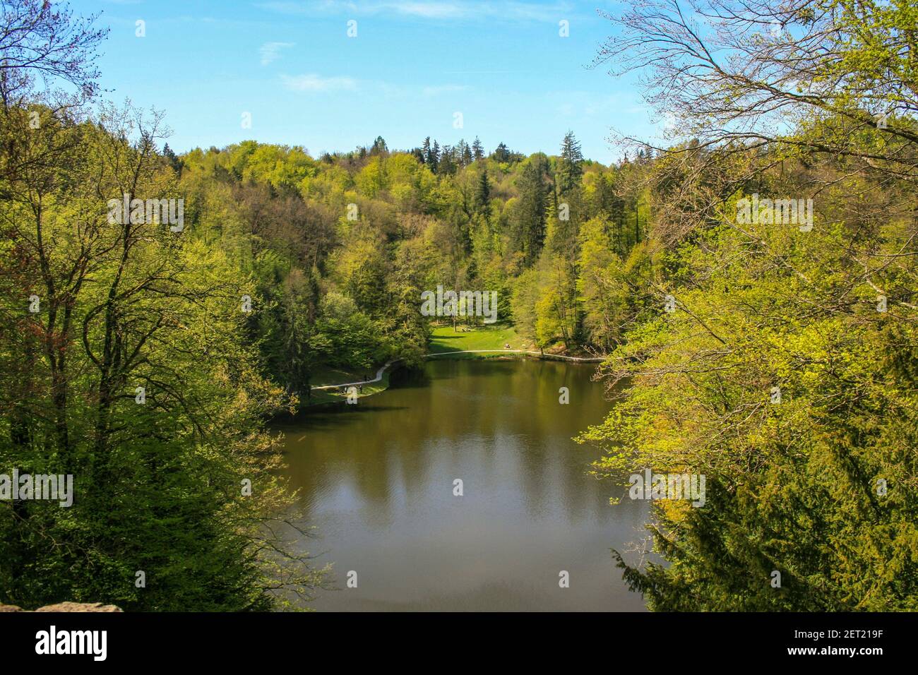 Trako¨an Lake, located in northern Croatia (in the Vara¸din County ...
