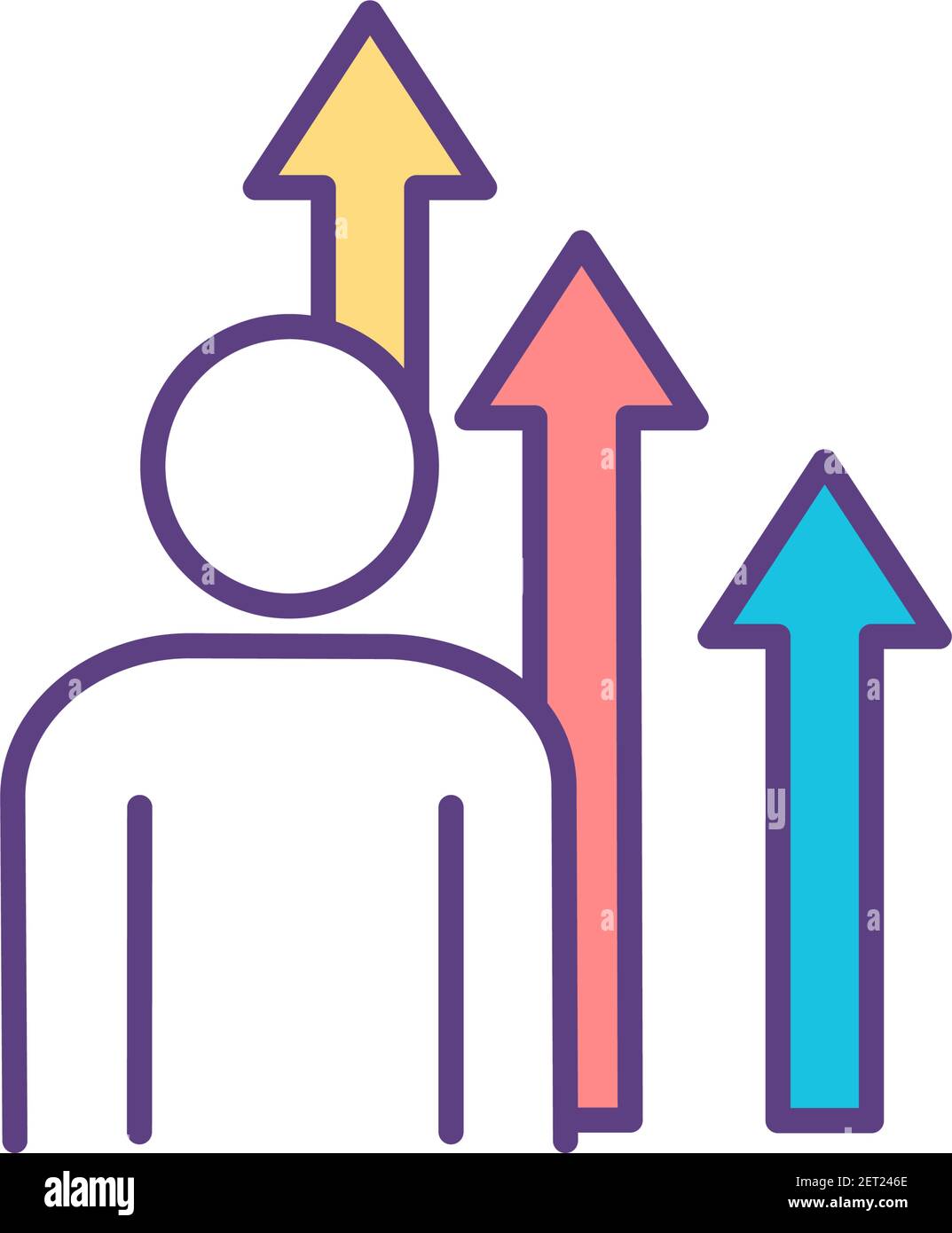 Skills improvement RGB color icon Stock Vector Image & Art - Alamy