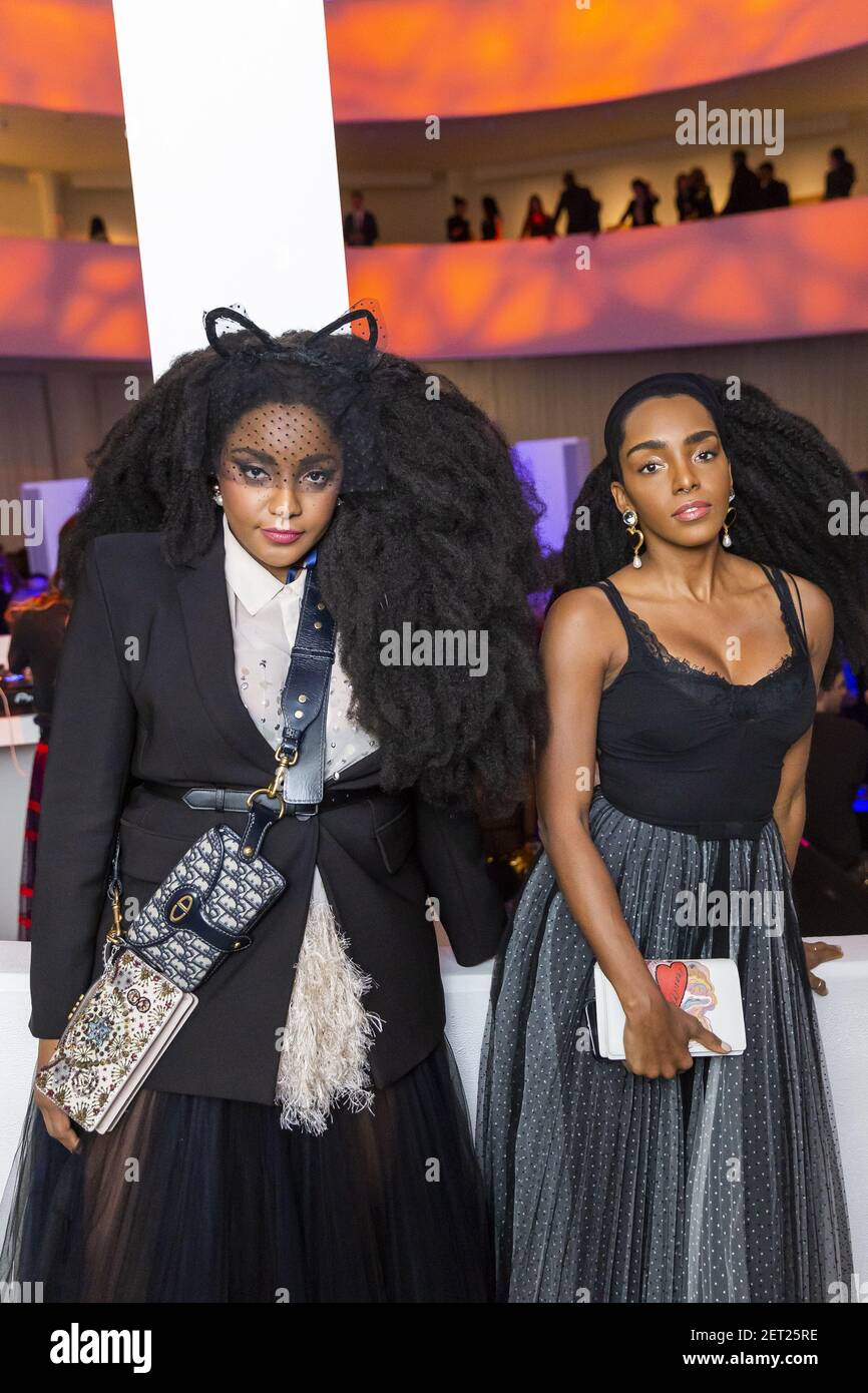 TK Wonder and Cipriana Quann at 2018 Guggenheim International Gala Pre ...