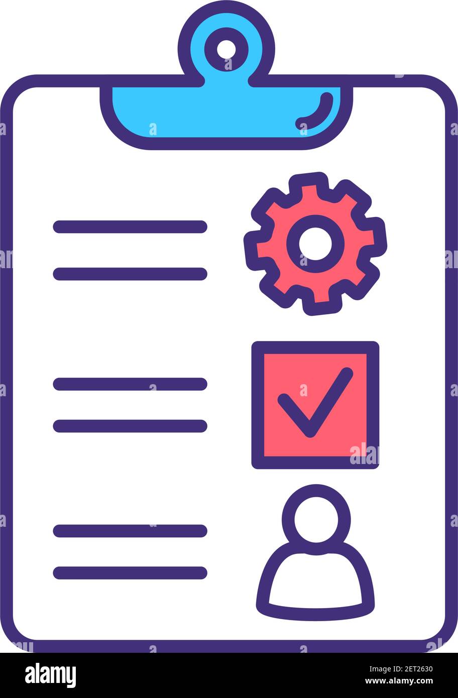 Audit RGB color icon Stock Vector Image & Art - Alamy