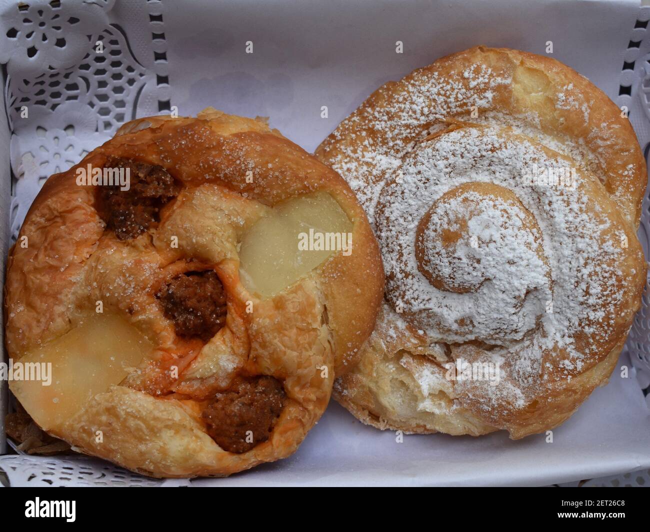 Ensaimadas, typical food of Mallorca Stock Photo - Alamy