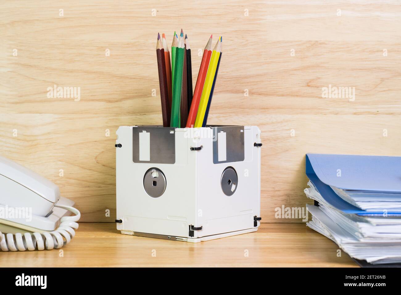 concept recycle floppy disk, Creative objects used for obsolete ...