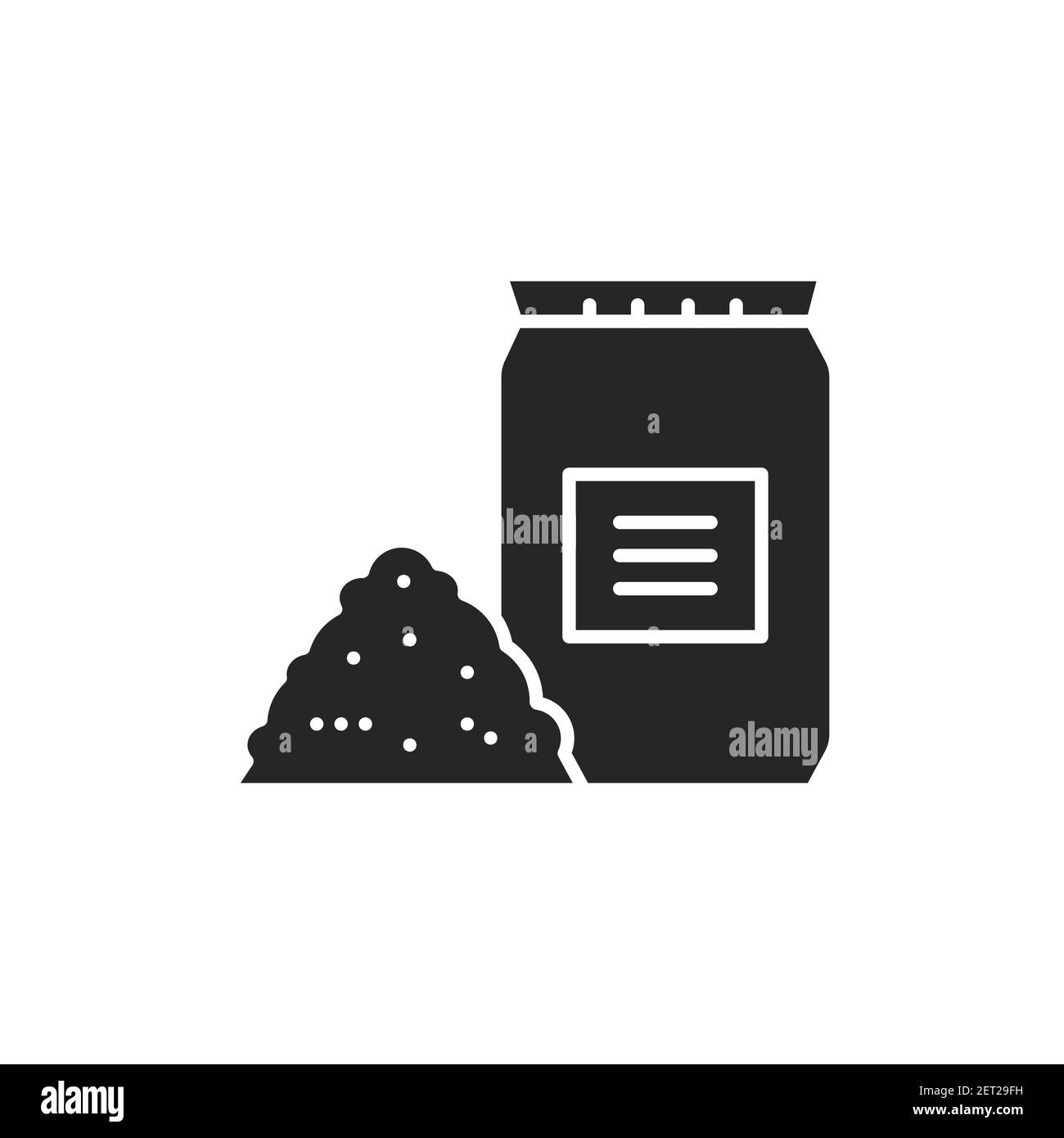Crushed gravel material Stock Vector Images - Alamy