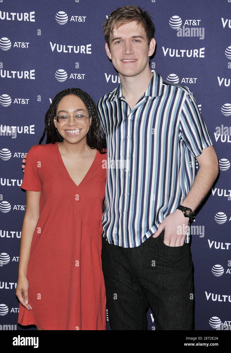 (L-R) Hunter Harris and Bo Burnham at the 2018 Vulture Festival Los ...