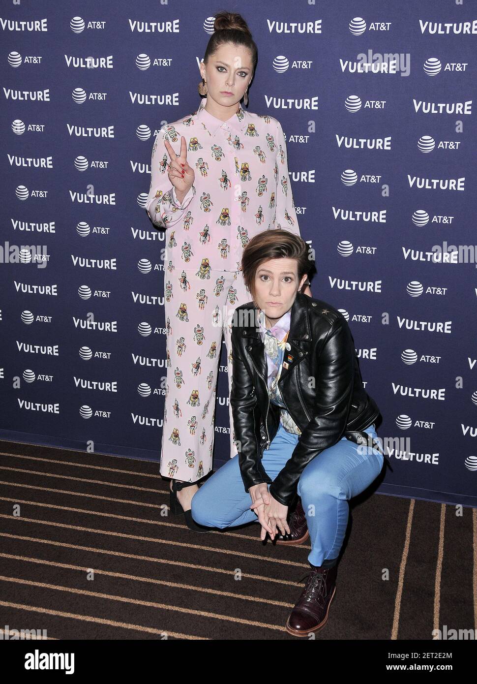 (L-R) Rachel Bloom and Cameron Esposito at the 2018 Vulture Festival ...