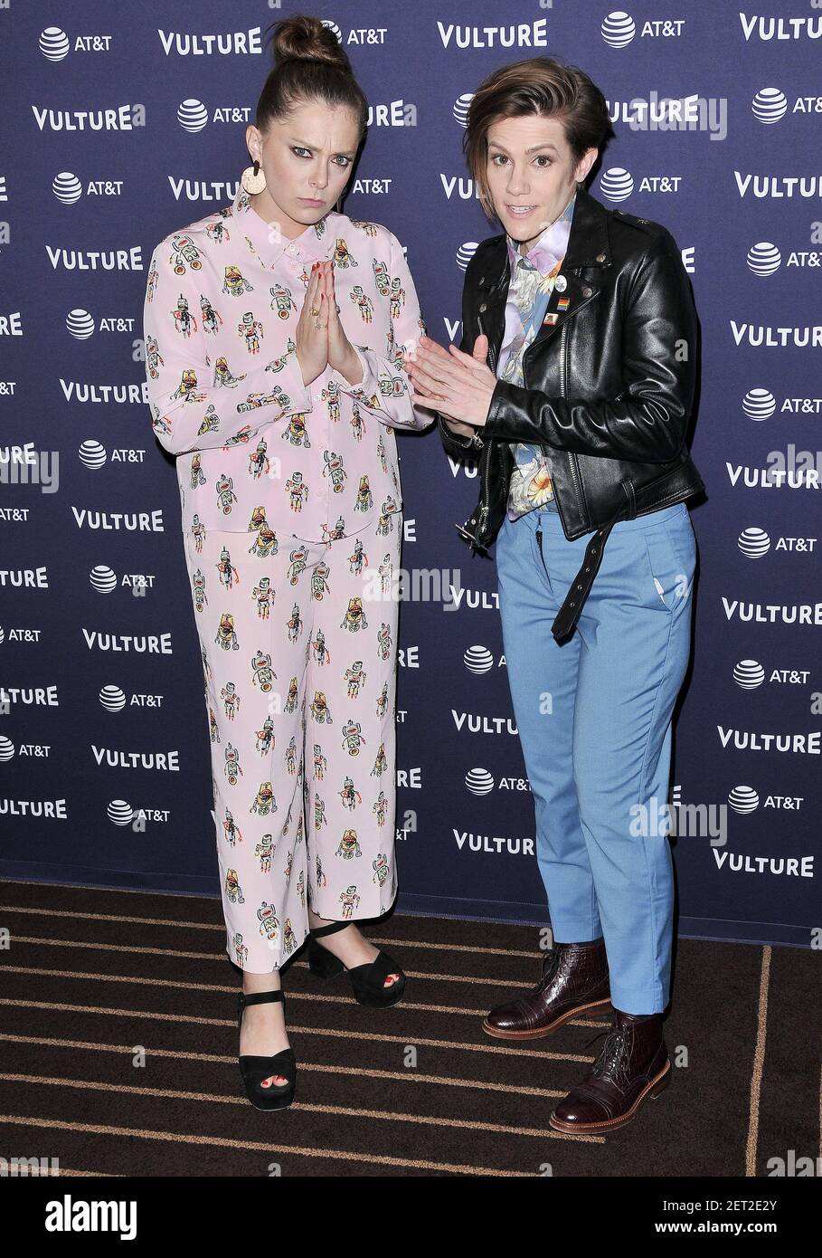 (L-R) Rachel Bloom and Cameron Esposito at the 2018 Vulture Festival ...